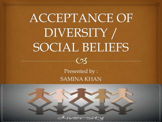 Acceptance of diversity | PPTX
