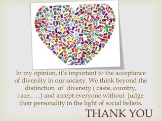 Acceptance of diversity | PPTX