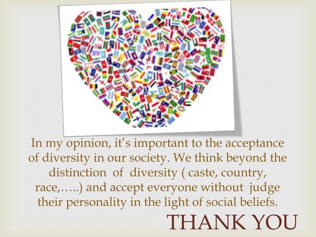 Acceptance of diversity | PPTX
