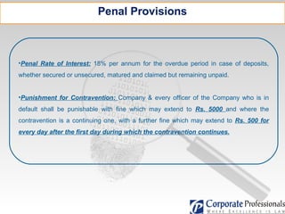 Acceptance of public deposits | PPT