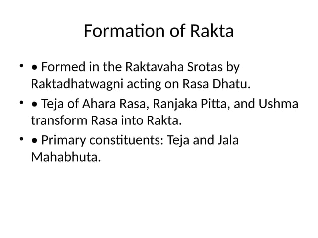 Acceptance_of_Rakta_as_4th_Dhatu.pptx.... | PPTX