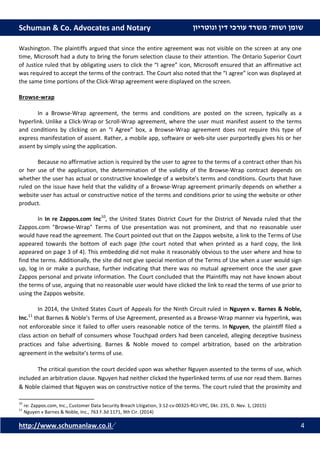 Acceptance Of Terms Of Use Click Wrap, Browse Wrap, Scroll Wrap, And ...