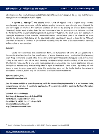 Acceptance Of Terms Of Use Click Wrap, Browse Wrap, Scroll Wrap, And ...