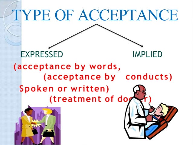 acceptance in contract of law-meaning, e | PPTX