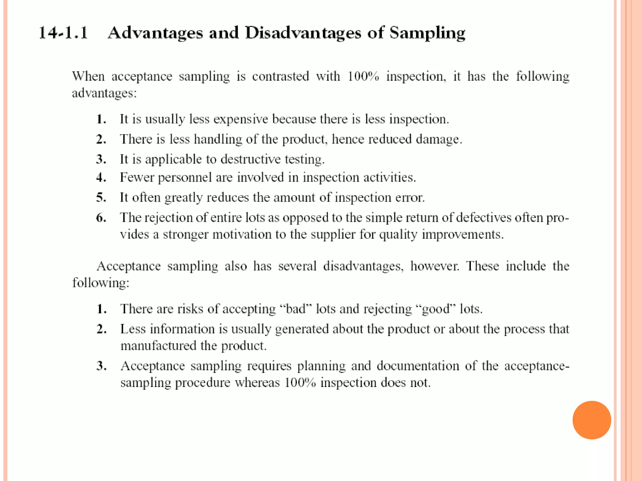 Acceptance sampling | PPT