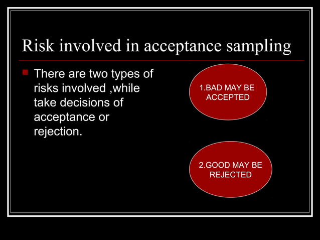 Acceptance sampling | PPT