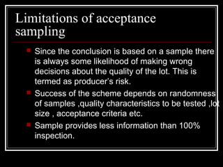 Acceptance sampling | PPT