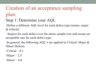 Acceptance sampling | PPT