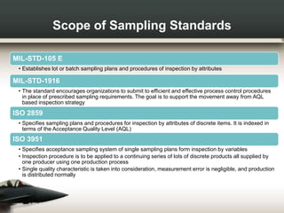 Acceptance sampling | PPTX