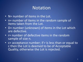 Acceptance Sampling ppt that is very helpful | PPTX