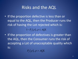 Acceptance Sampling ppt that is very helpful | PPTX