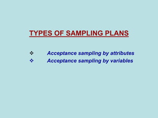 acceptancesampling.ppt acceptence sampling | PPT | Science