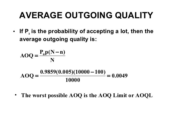 Acceptance sampling3