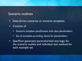 Acceptance Test Driven Development With Spec Flow And Friends | PPT