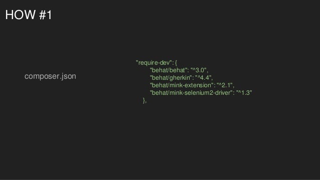 Acceptance test with behat