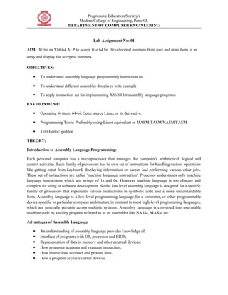 64-bit Assembly language program to Accept and display numbers.docx