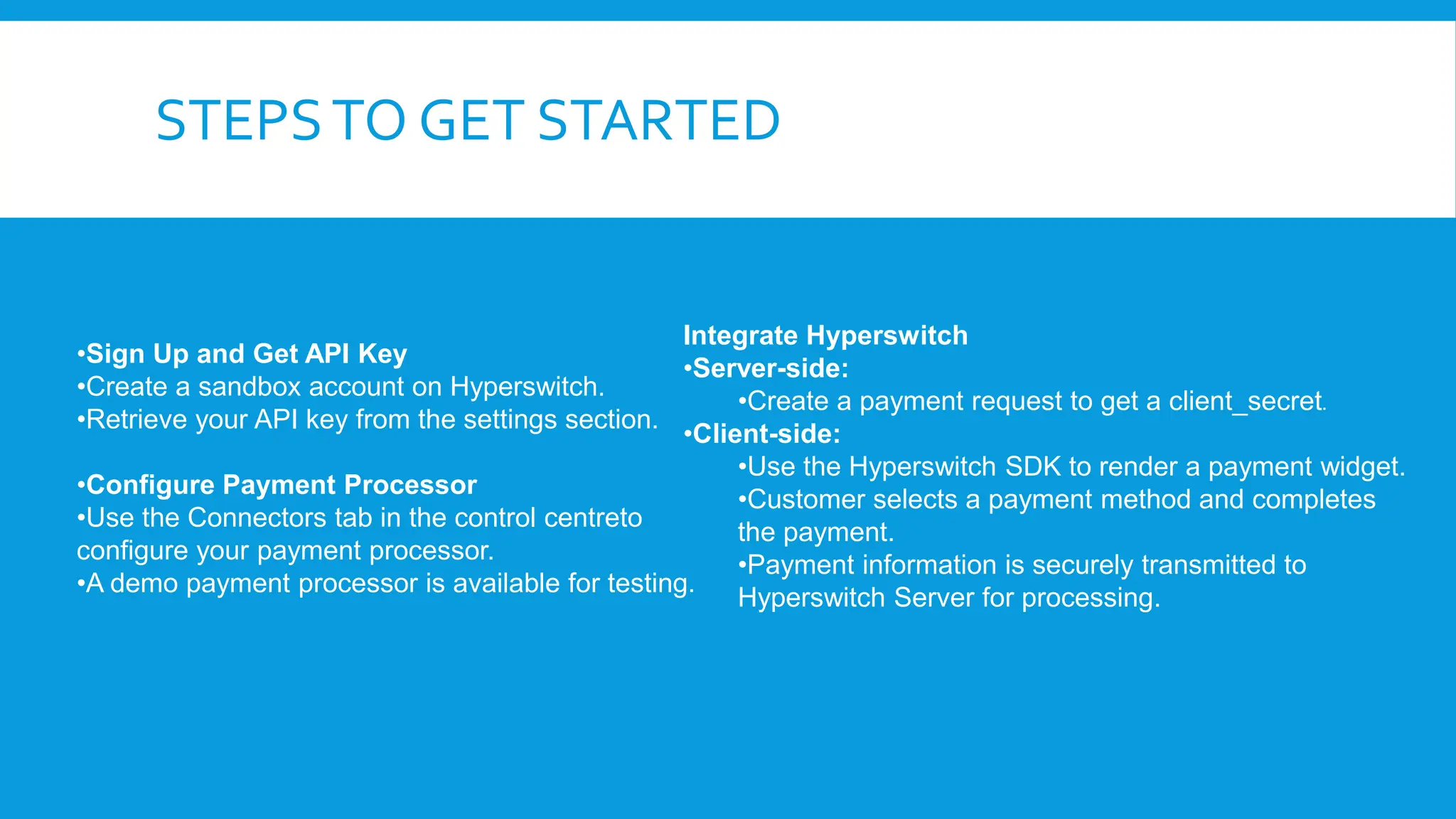 Quickstart Guide to Digital Payments With Hyperswitch | PPTX