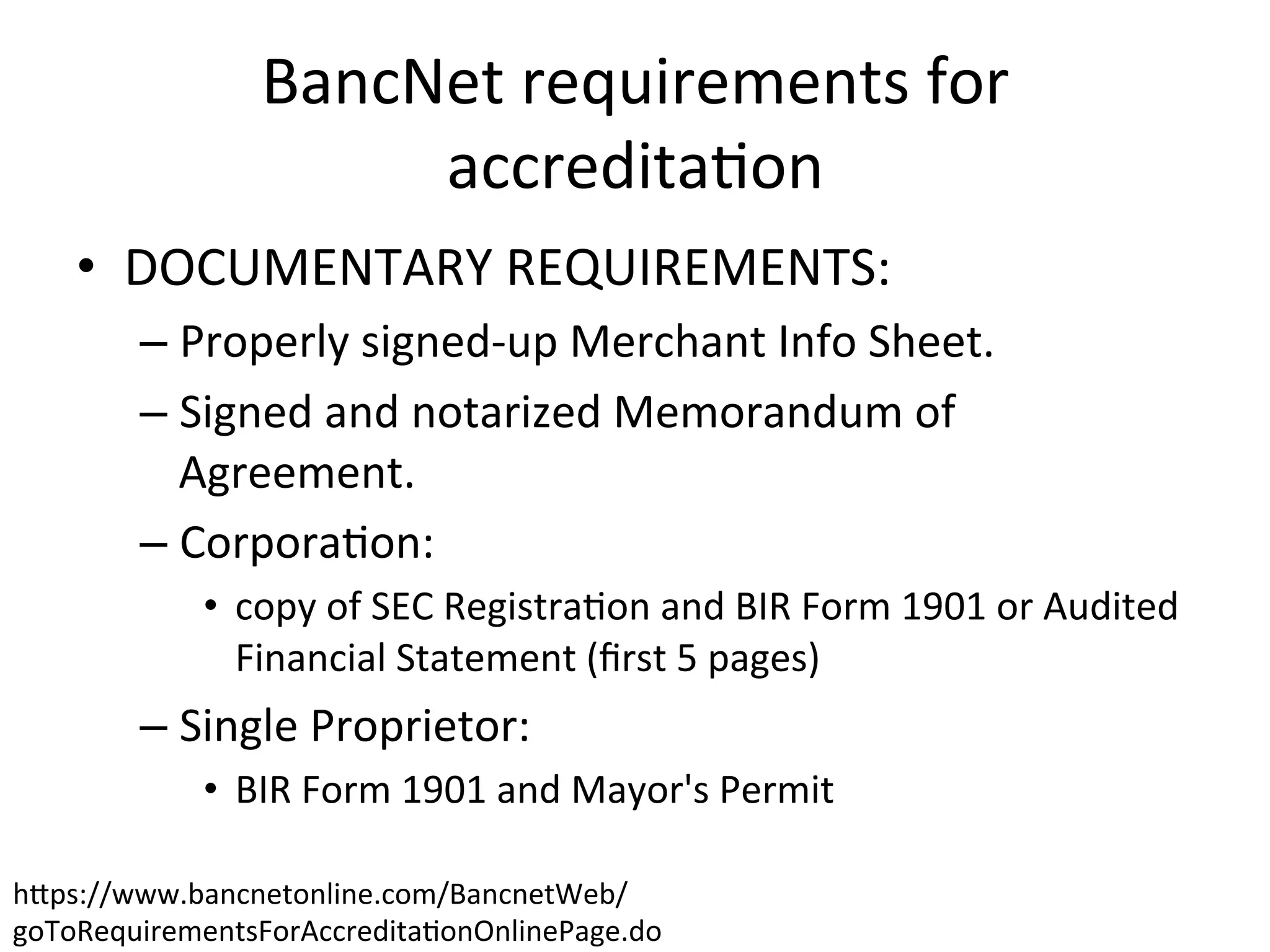 Accepting payments online with BancNet Internet Payment Gateway | PPT