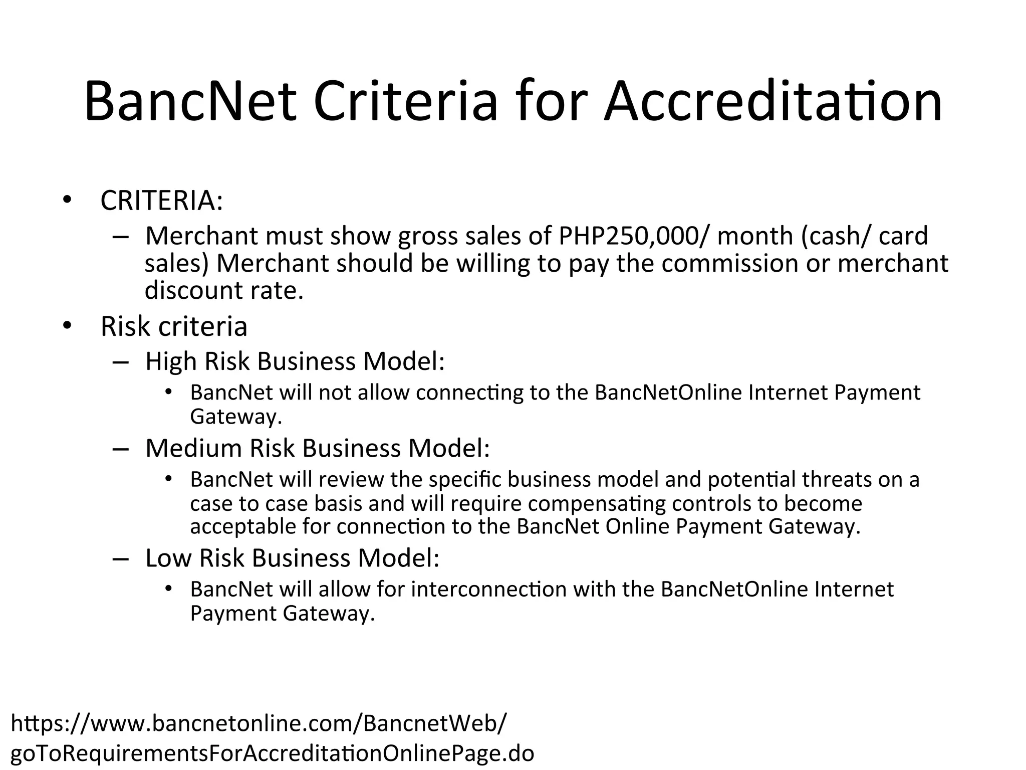 Accepting payments online with BancNet Internet Payment Gateway | PDF