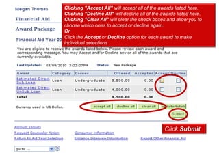 Accepting and declining awards | PPTX