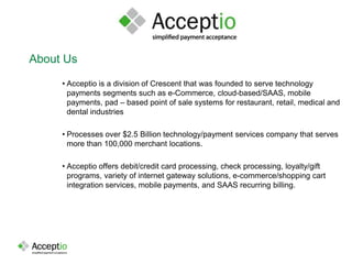 Acceptio partnership presentation | PPTX