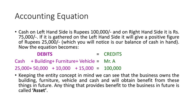 Accounting Equation. | PPT