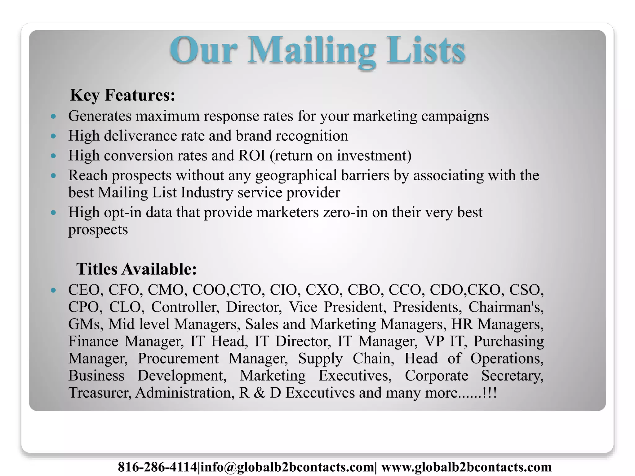 Accero erp technology users list | PPTX | Email | Internet