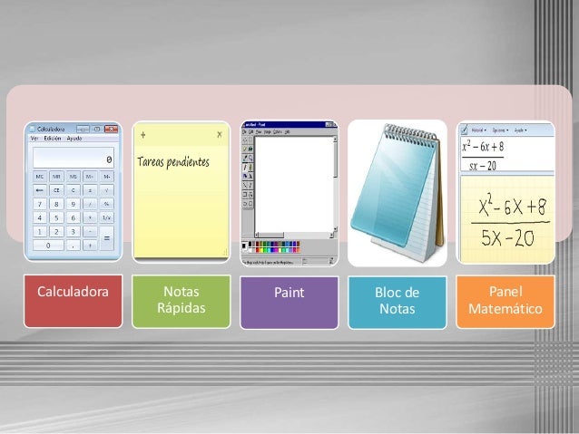 Accesorios de windows
