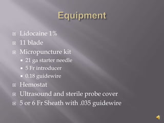 Basics of Angioaccess | PPTX