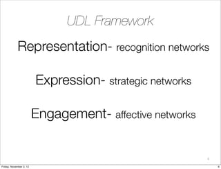 UDL, Access & Inclusion | PPT