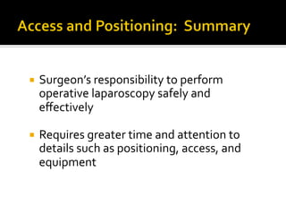 Access and position | PPT