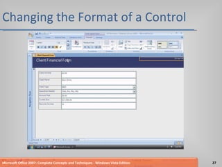 Access Ch4 Creating Reports And Forms (Jy) | PPT