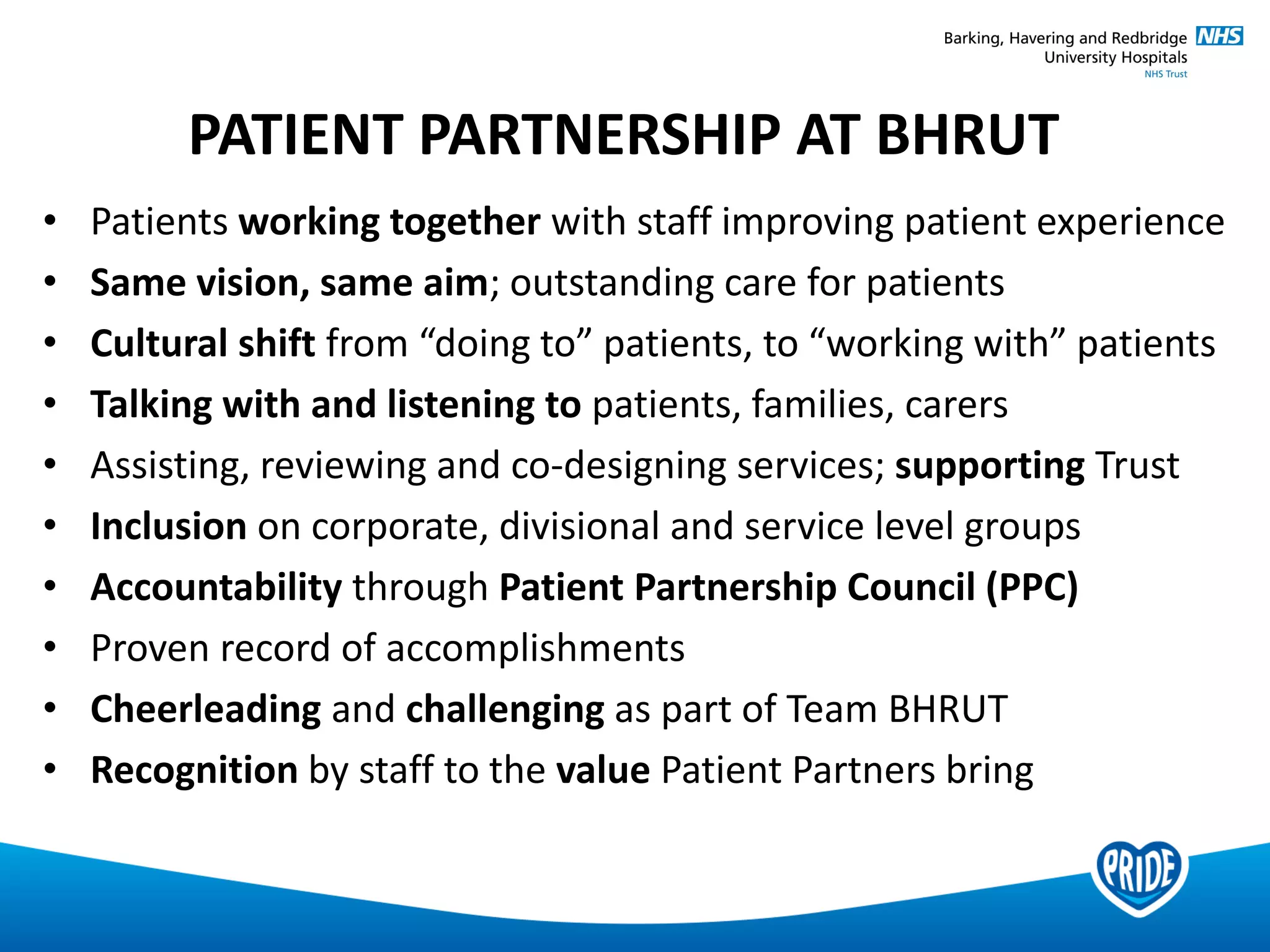 Barking, Havering and Redbridge University Hospitals NHS Trust- Getting ...