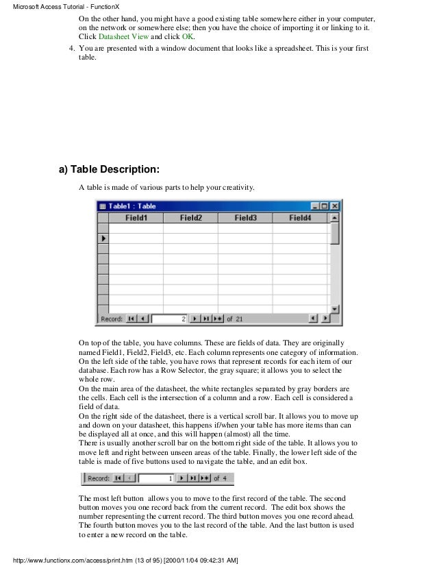 Access 2003 Tutorial 3
