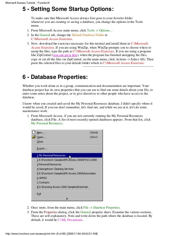 Access 2003 Tutorial 3