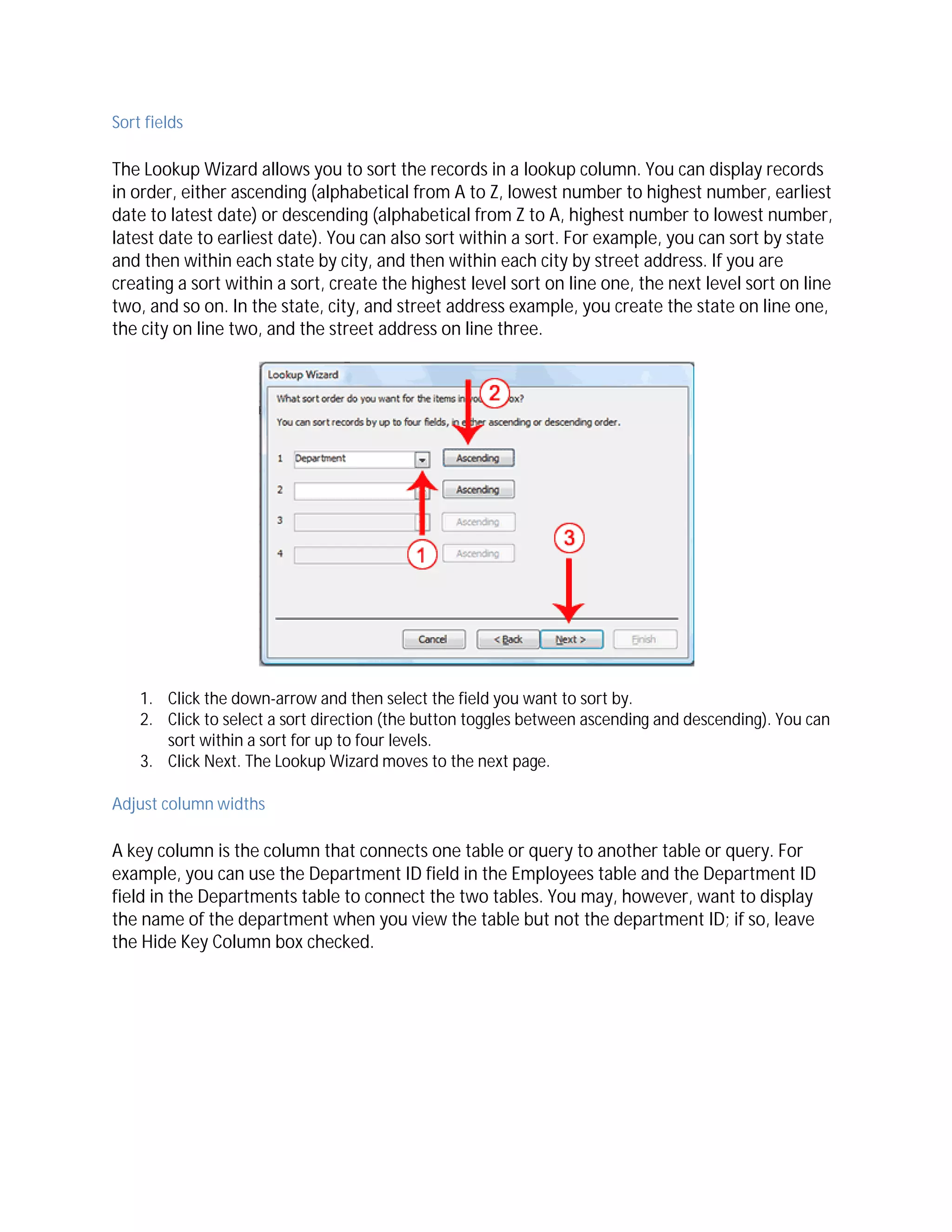 Access 2007 lecture notes students | PDF