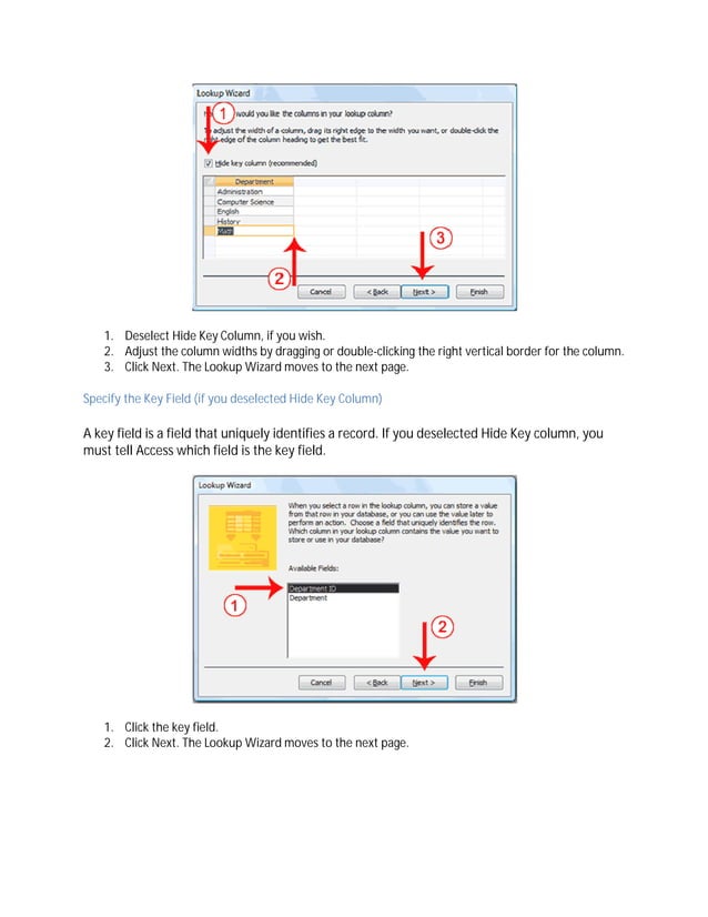 Access 2007 lecture notes students | PDF | Databases | Computer ...