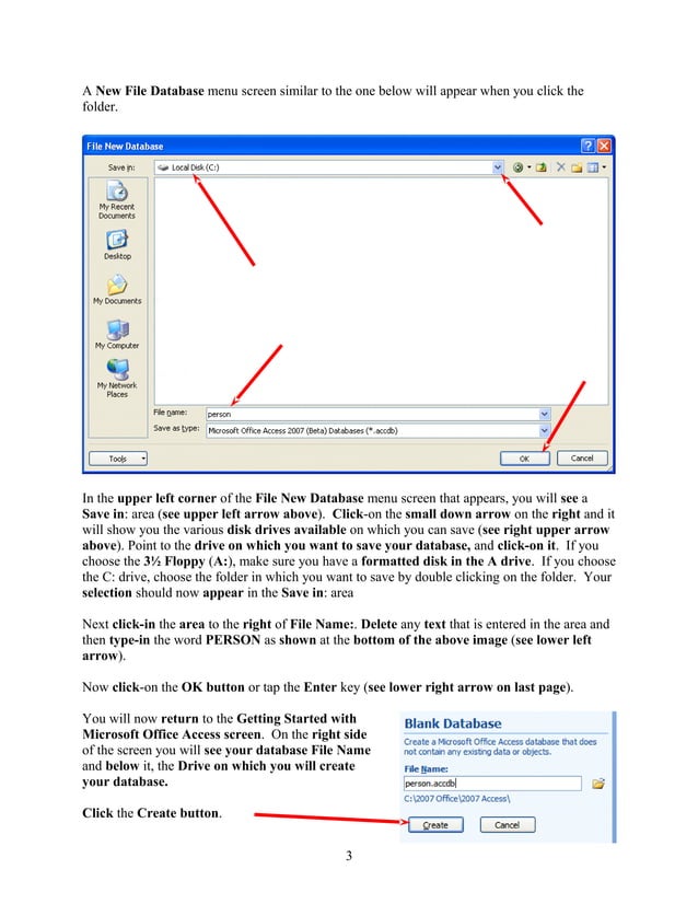 Access 2007 tut | DOC