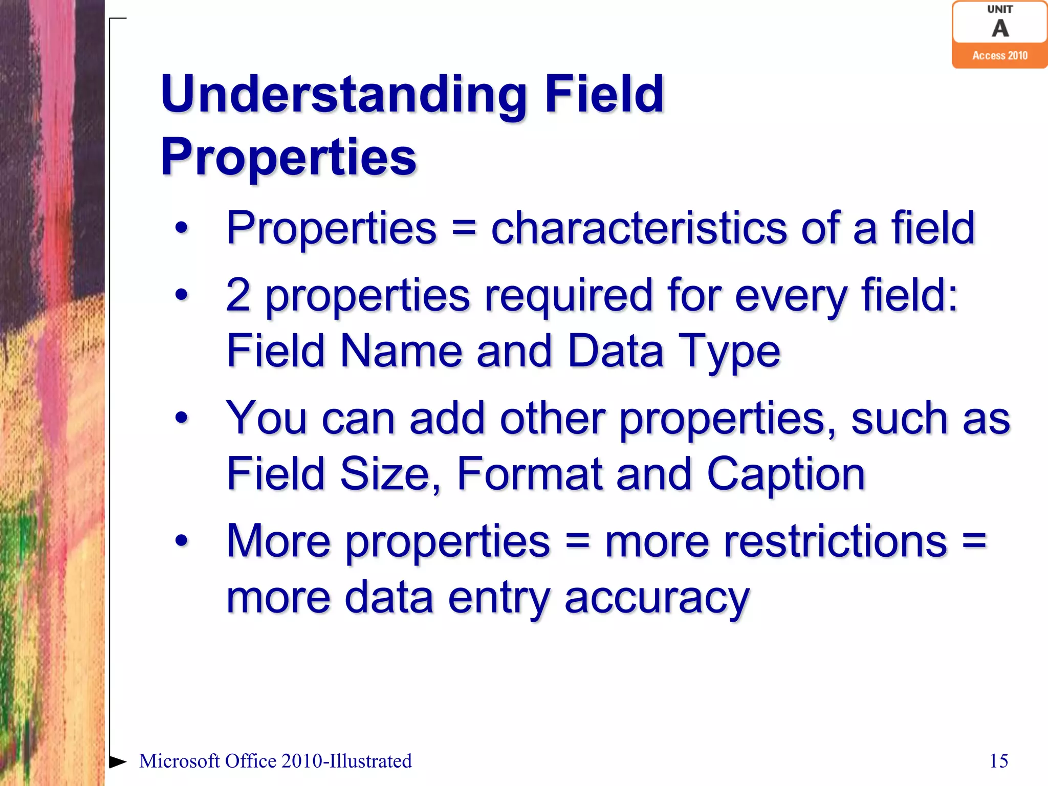 Access 2010 Unit A PPT | PDF