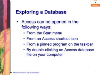 Access 2010 Unit A PPT | PDF