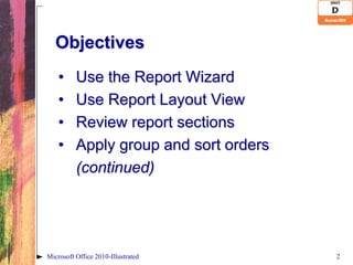 Access 2010 Unit D PPT | PPT