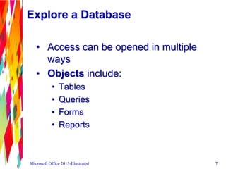 Access 2013 Unit A | PPTX