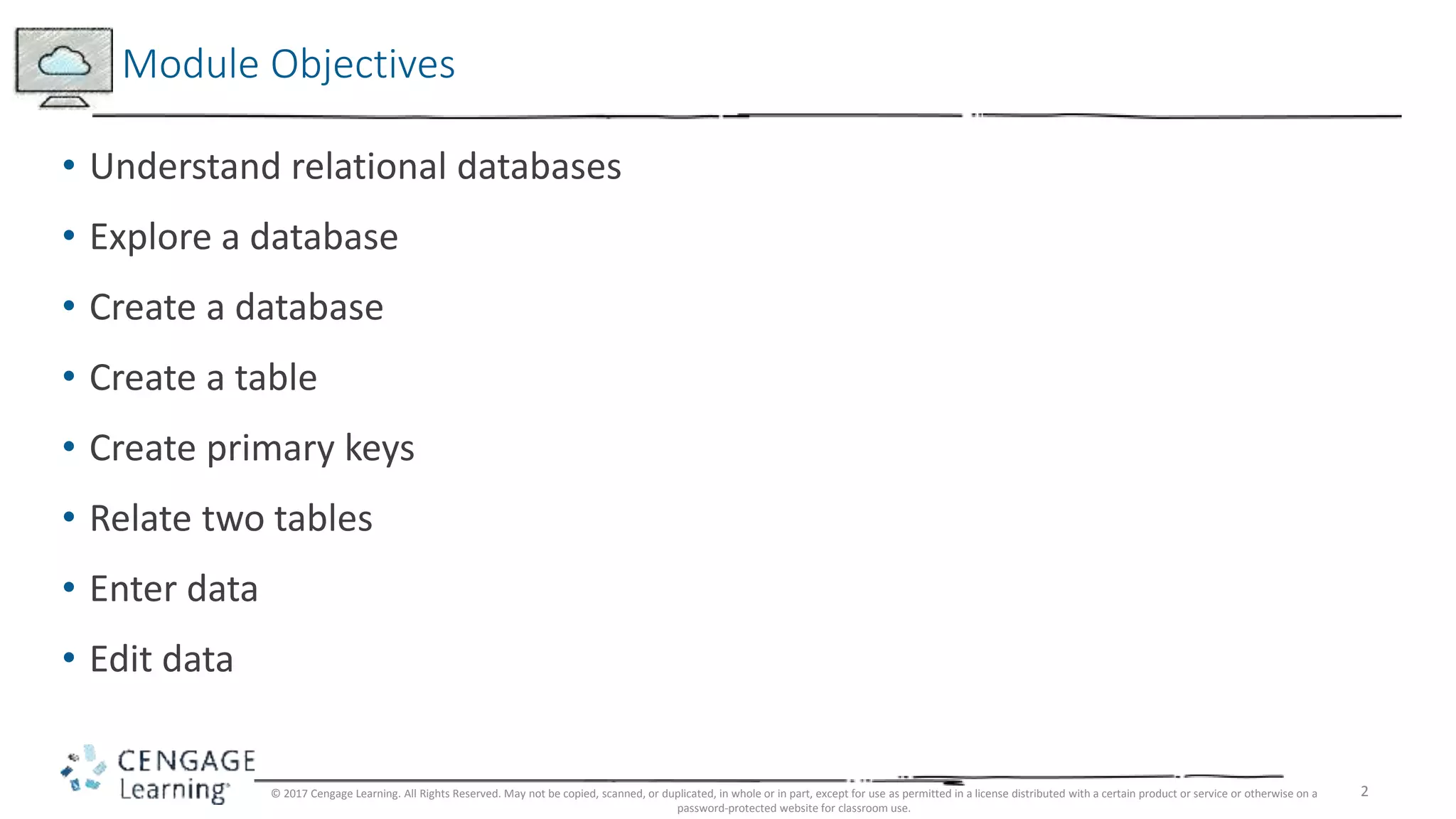 Access 2016 module 1 ppt presentation | PPTX Access 2016 module 1 ppt presentation | PPTX