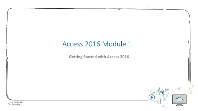 Access 2016 module 1 ppt presentation | PPTX | Databases | Computer Software and Applications