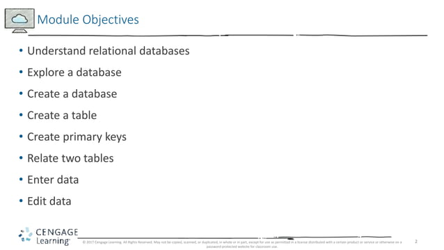 Access 2016 module 1 ppt presentation | PPTX | Databases | Computer Software and Applications