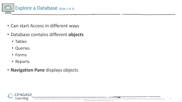 Access 2016 module 1 ppt presentation | PPTX | Databases | Computer Software and Applications