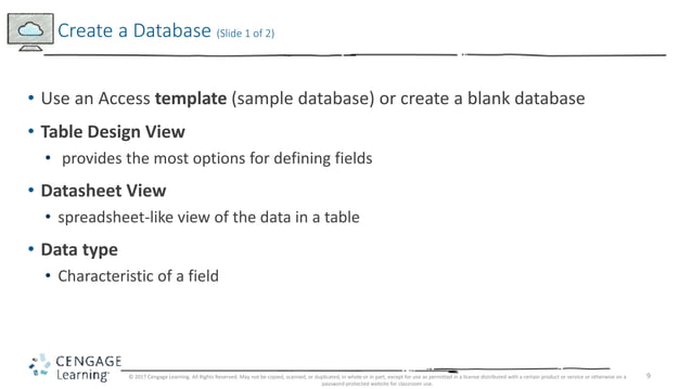 Access 2016 module 1 ppt presentation | PPTX Access 2016 module 1 ppt presentation | PPTX