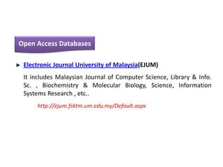 Access2eresource@eusl | PPT