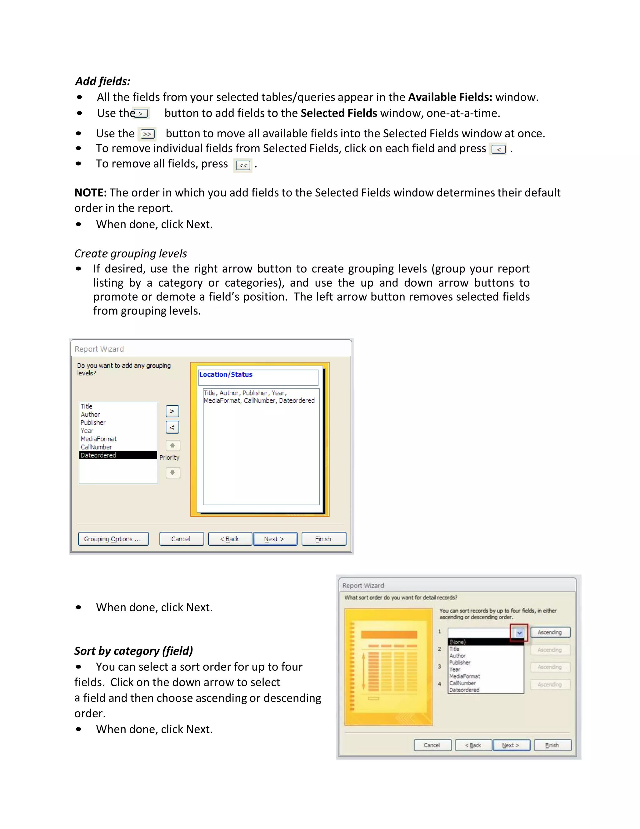 MS Access 2010 tutorial 6 | PDF