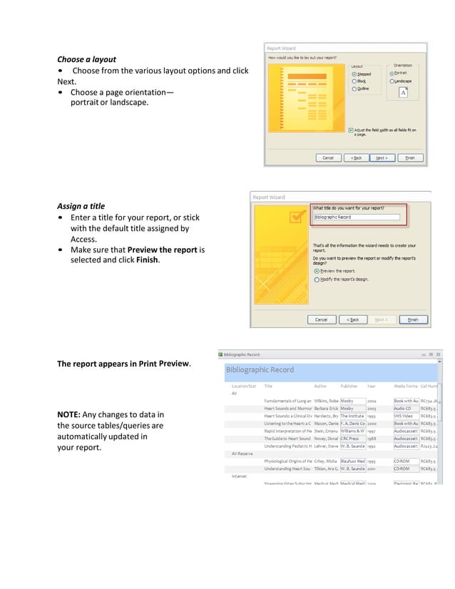 MS Access 2010 tutorial 6 | PDF